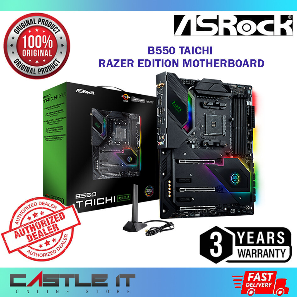 Asrock B550 TAICHI RAZER EDITION AMD AM4 Motherboard Combo Deal RYZEN 9 ...