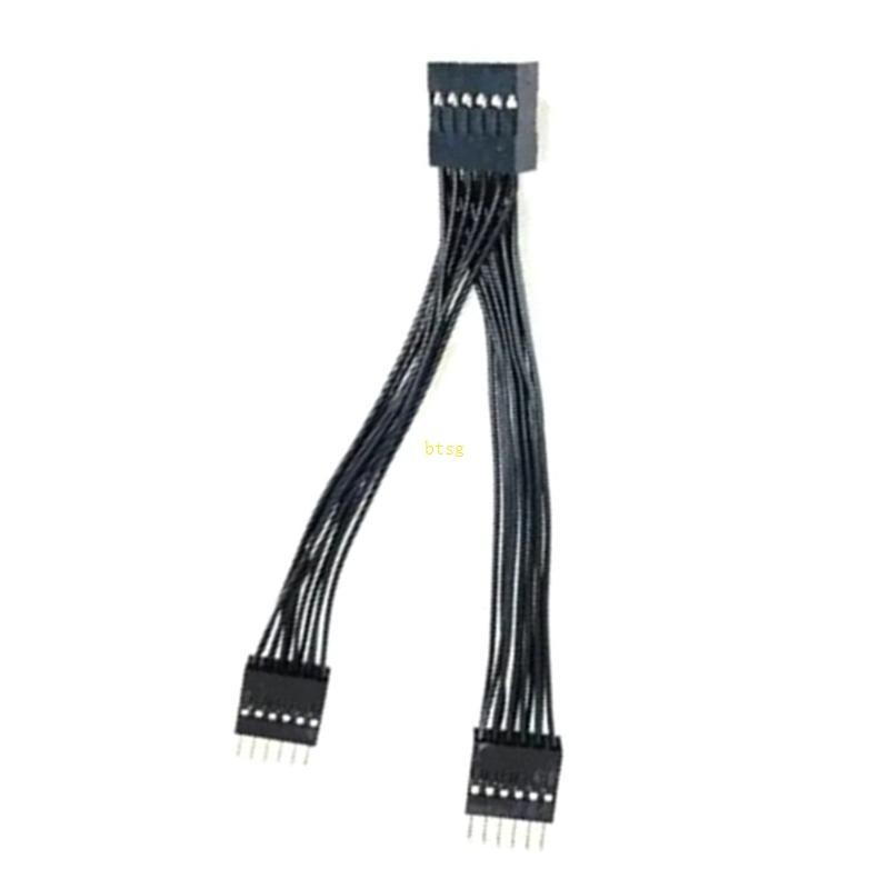 BT Motherboards USB 11PIN 1 to 2 Splitter Cable for Simultaneous Device ...