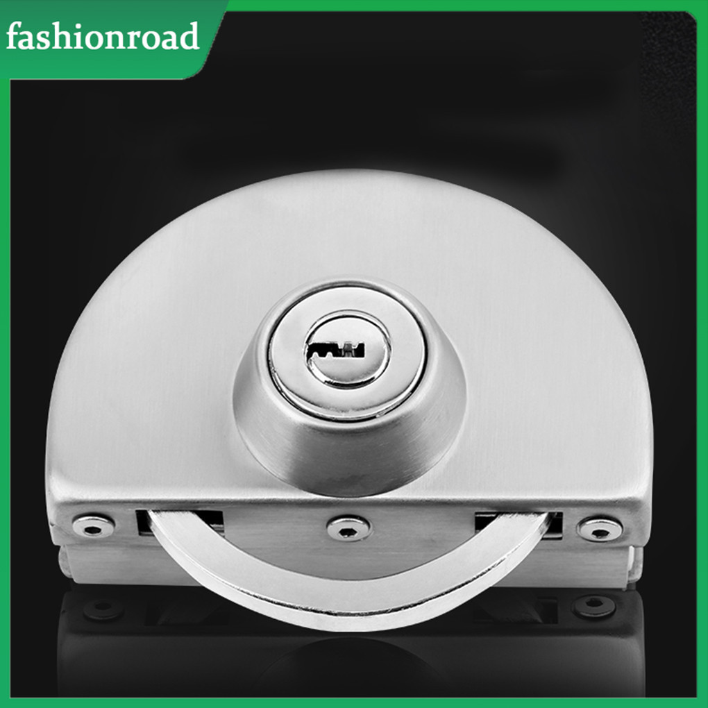【fashionroad】10-12mm Glass Door Lock Stainless Push Sliding Double ...