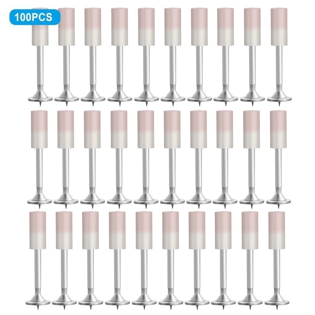 TSR - Per Box 100 Pcs Refill Concrete Nails Stampset Ramset Washer ...