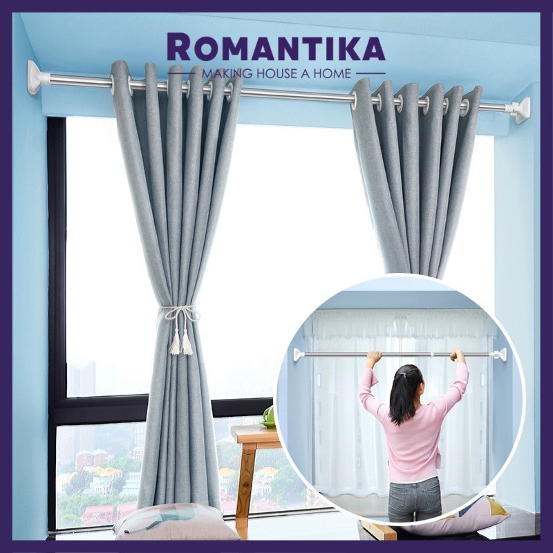 Romantika Multi function Extendable rod 87-156cm Adjustable Stainless ...