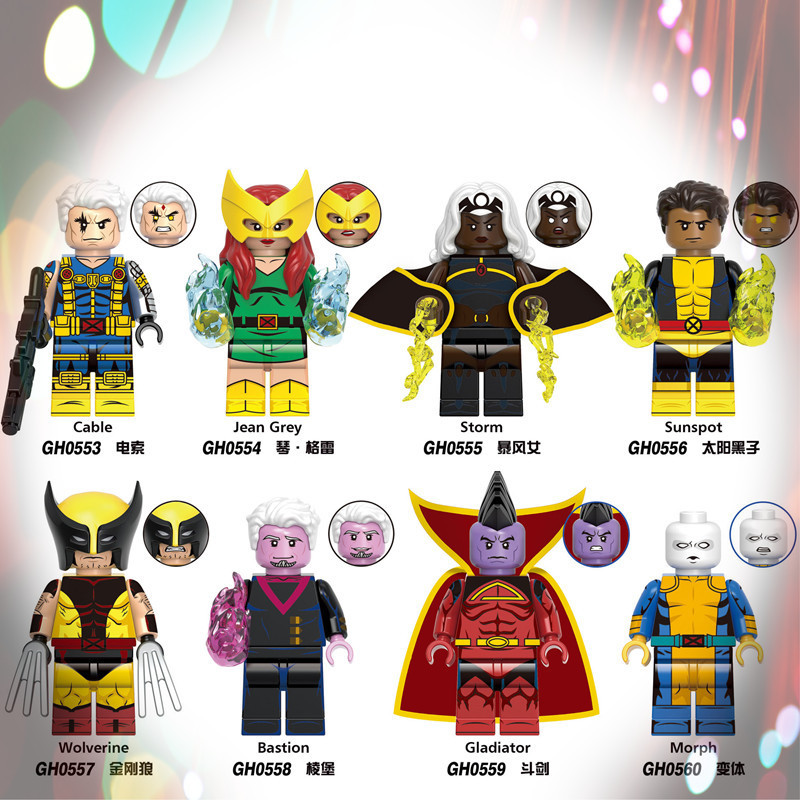 Movie Mini Character Super English Series Sun Kuroko Wolverine Assembly ...