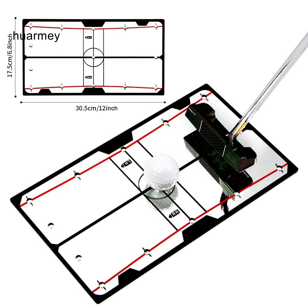 HUARMEY Golf Putting Alignment Mirror Golf Practice Mirror Portable ...