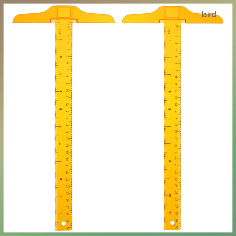 Academic T-Ruler Plastic Shape for Drafting Students Design Rulers ...