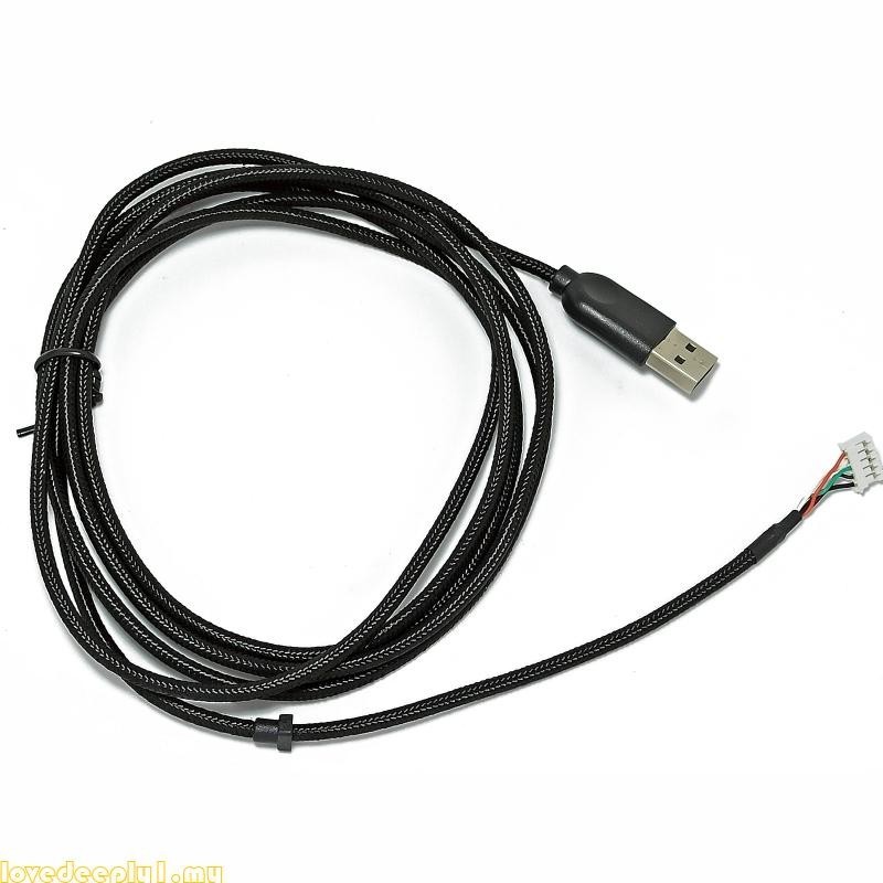 Love USB Mouse Cables Nylon Wire Replacement DIY Umbrella Rope Mouse ...