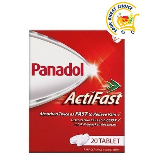 Panadol Actifast For Fast Pain Relief 10 Tablet | Shopee Malaysia