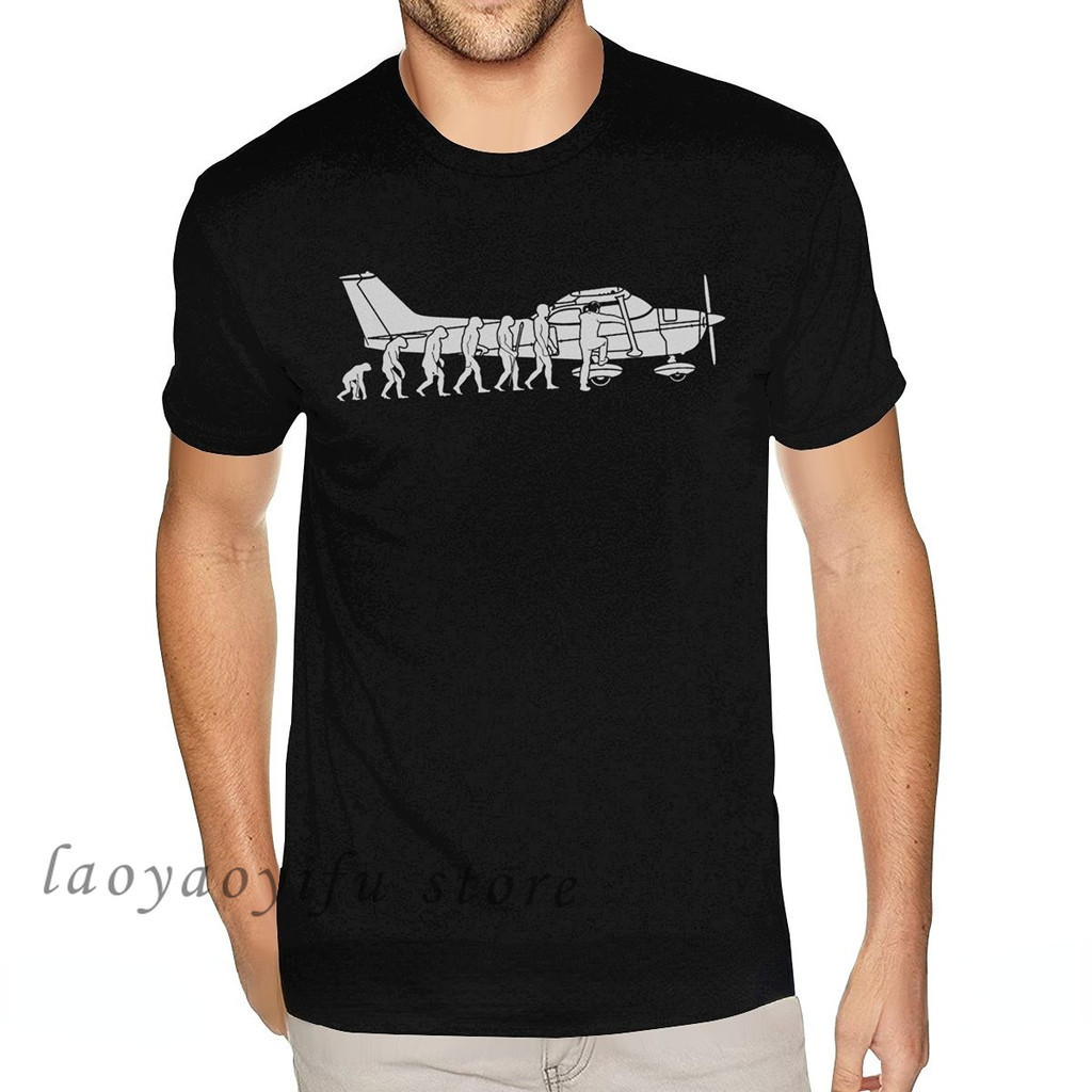 Men Clothing Funny Art Air Fly Airplane Aircraft Flug TShirt White ...