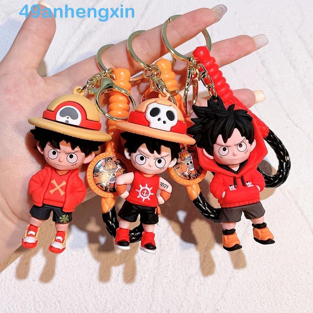ANHENGXIN Chopper Ace Key Ring, Hat Chopper Ace Luffy Doll Key Chain ...
