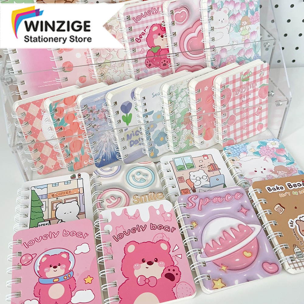 Winzige Mini Cute Writing Book A7 Spiral Notebook Aesthetic Korean Ring ...