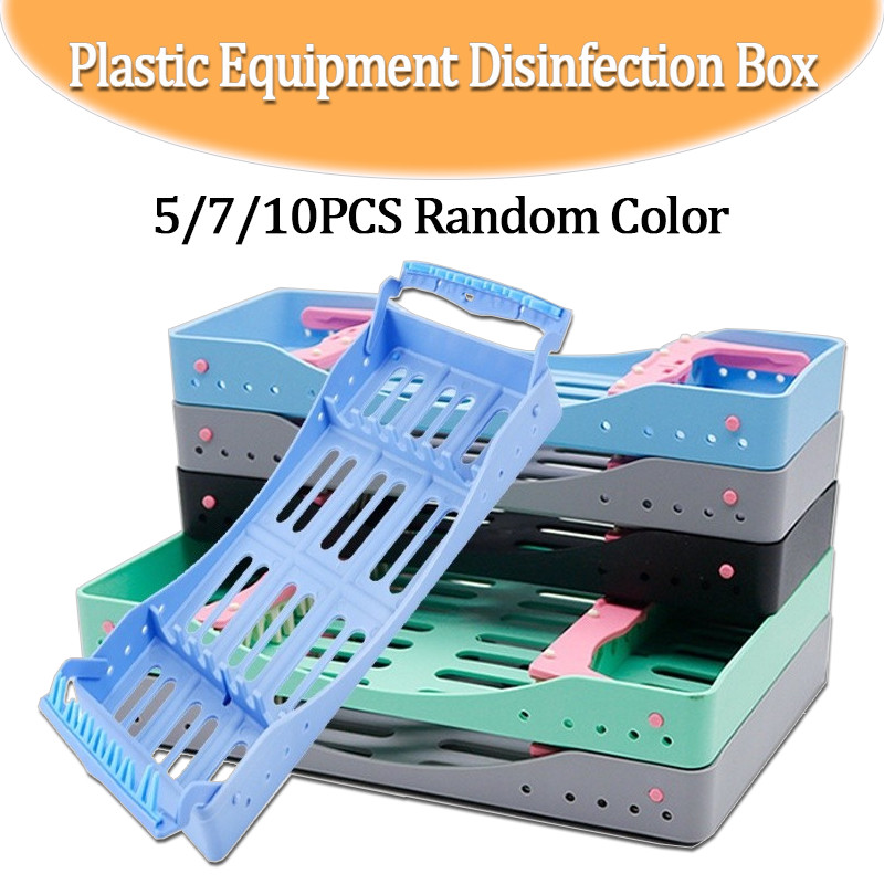 5/7/10-Pack Dental Implant Instrument Box Oral Instrument Management Box 135°C Sterilization Box ...