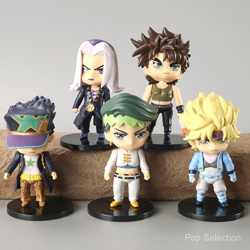 5Pcs/Set Anime JoJo's Bizarre Adventure Figure Kujo Jotaro Leone ...