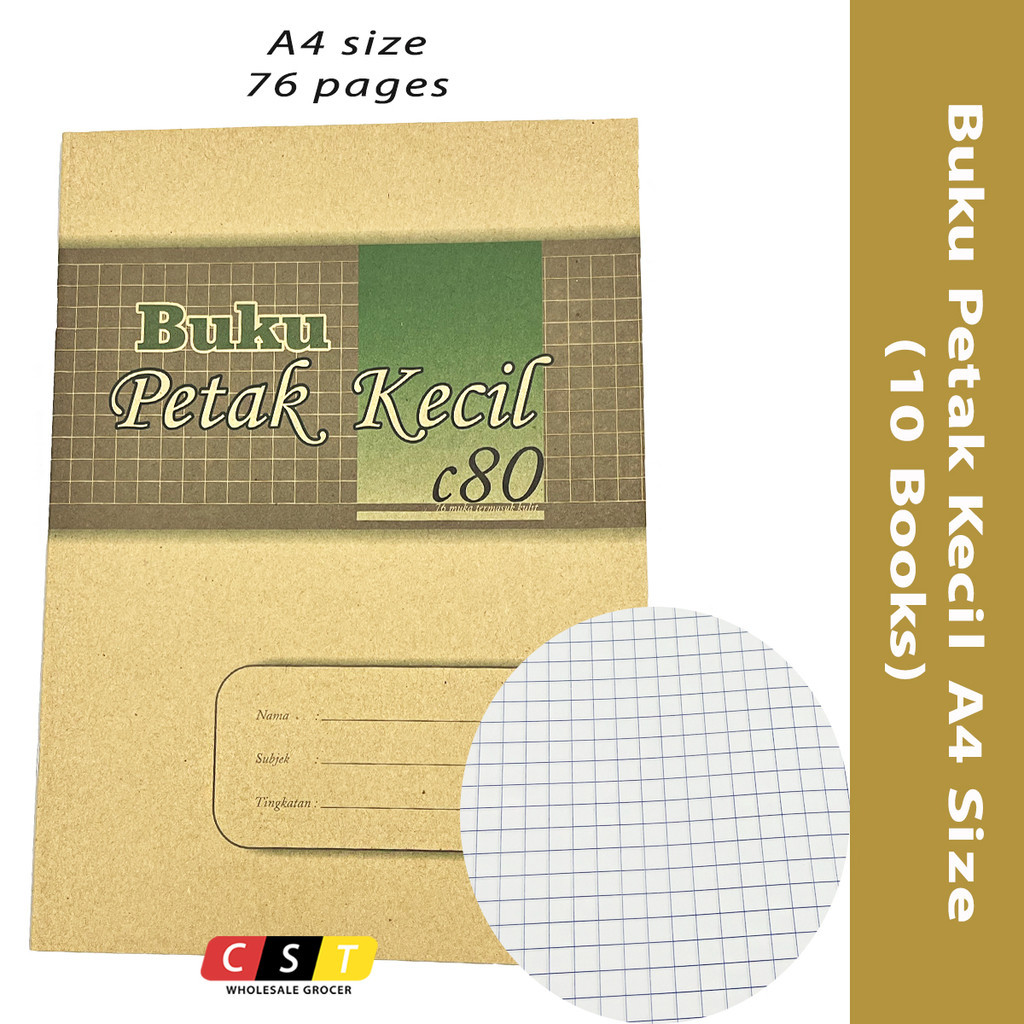 Buku Petak Kecil A4 Size (10 Books) | Shopee Malaysia