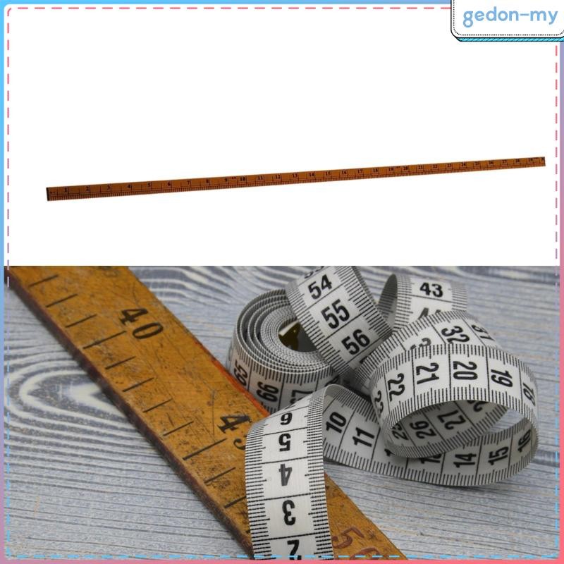 [GedonMY] Meter Sticks Ruler Straight Wooden Ruler Multifunction ...
