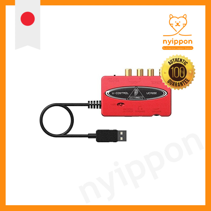 Behringer 2-input 2-output USB audio interface with digital output ...