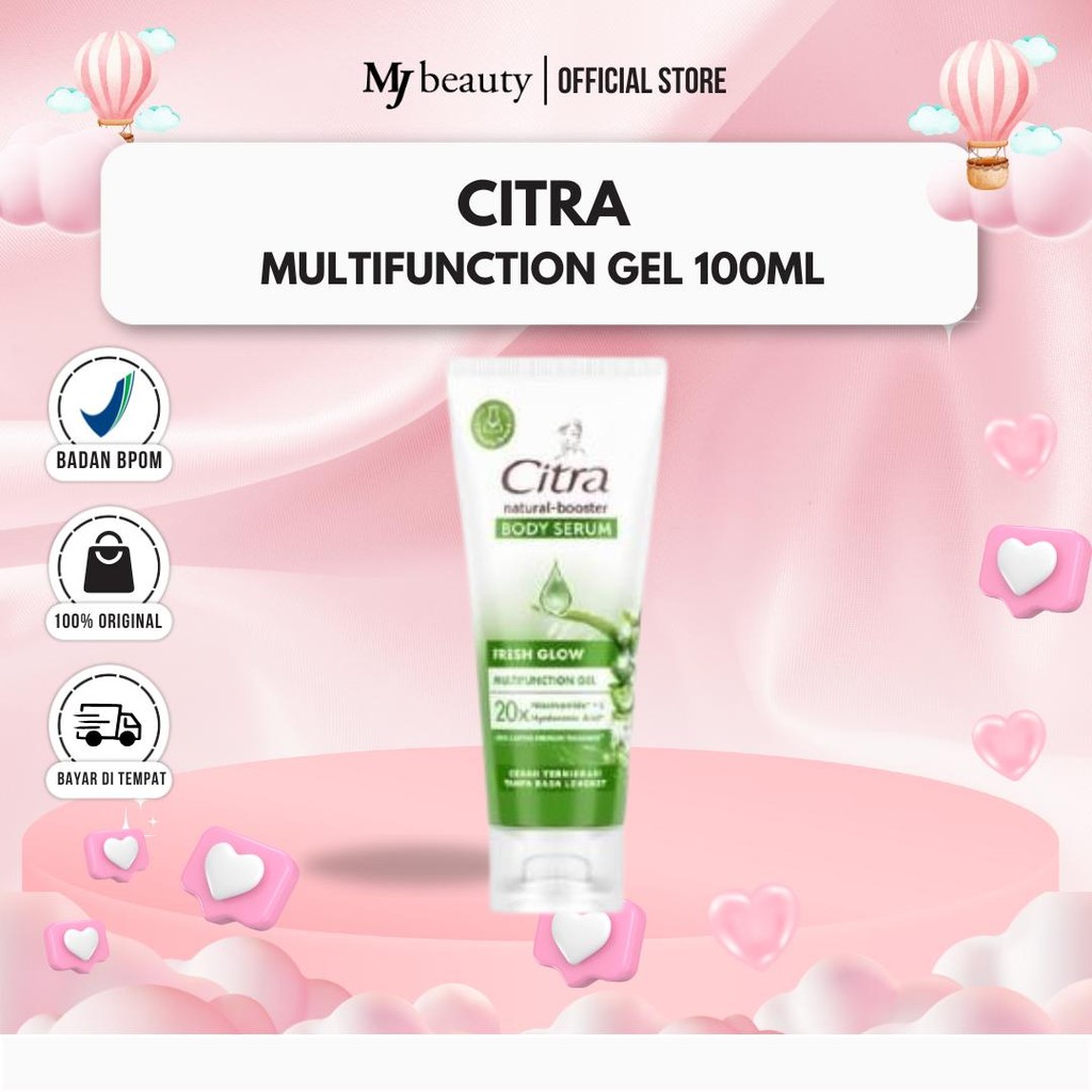 Citra Fresh Glow Multifunction Gel - all variants - ALOE 100ML | Shopee ...