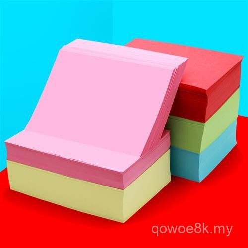 Pink a4 Paper Color a4 Paper Mixed Color Printing Copy | Shopee Malaysia