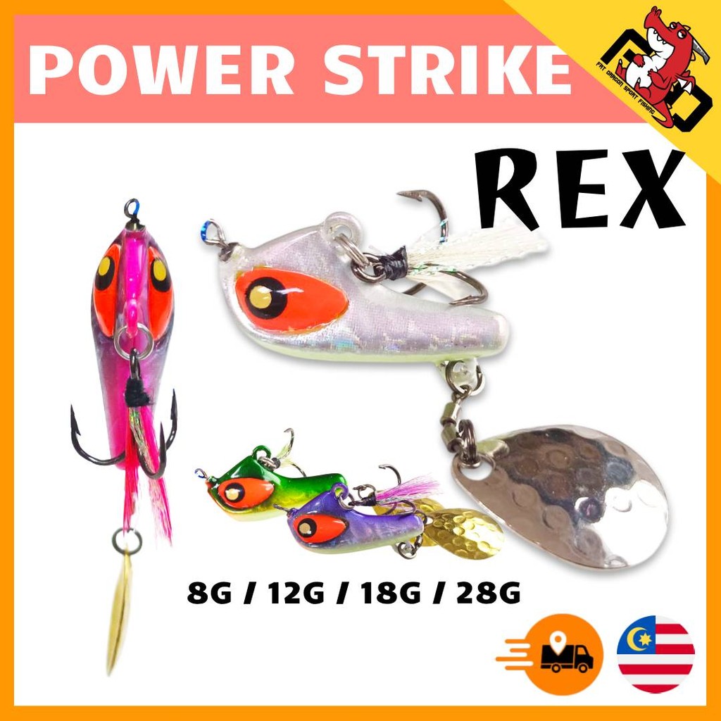 POWER STRIKE REX FISHING JIG (8g~28g) | Shopee Malaysia