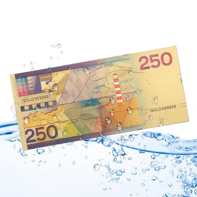 Netherlands New Color Print Commemorative Banknotes 250 Dutch Shield ...