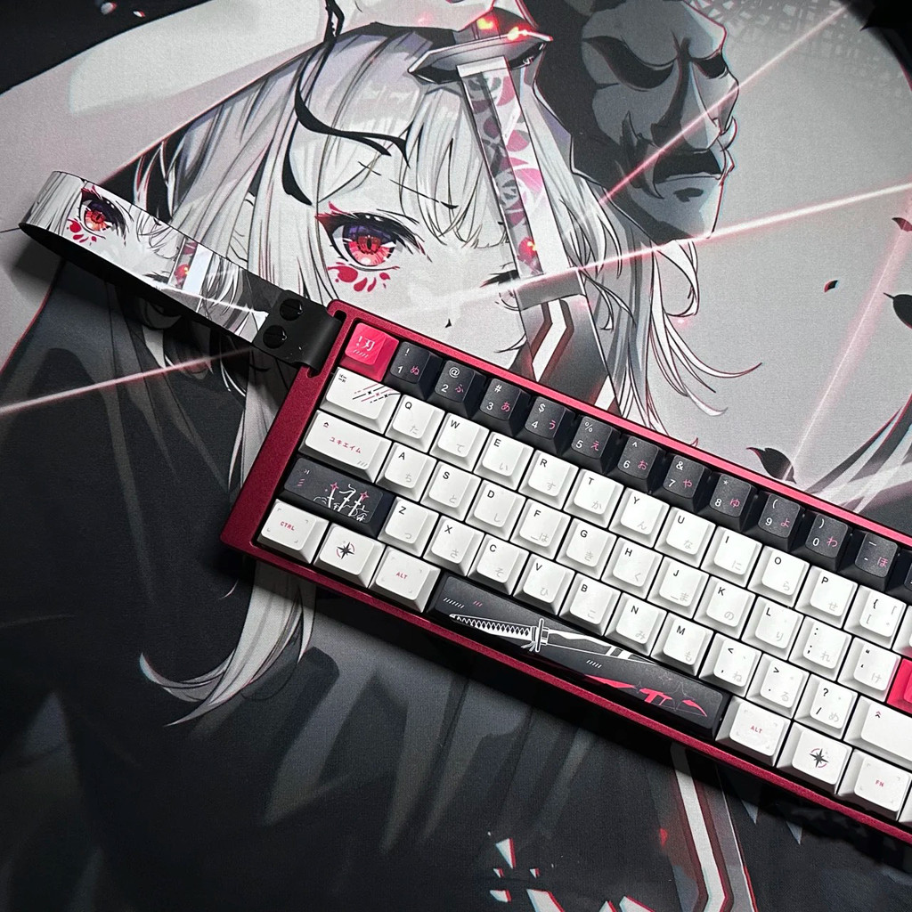 Yukiaim Japanese Keycaps 131 Keycaps BOW Anime custom keycaps set for ...