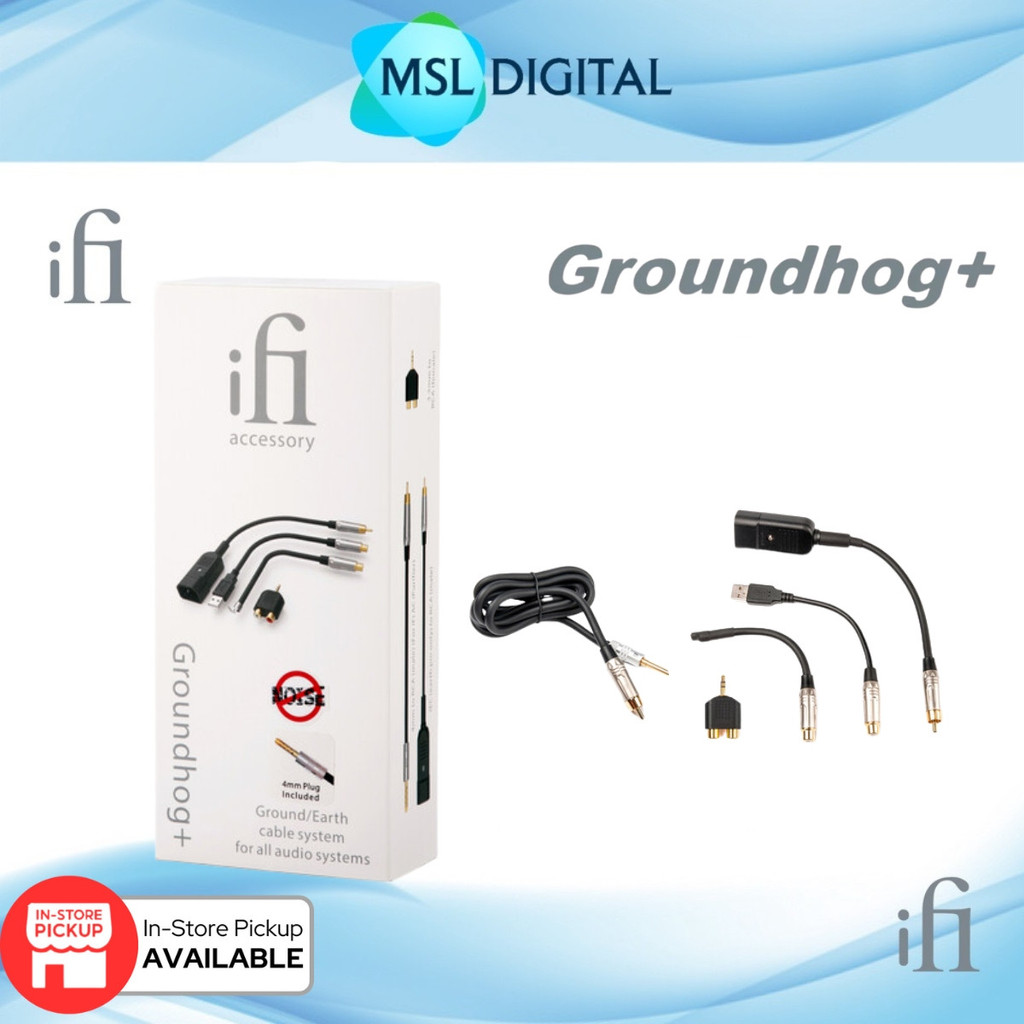 iFi audio Groundhog+ Ground Loop Isolator for Audio Systems | Shopee ...