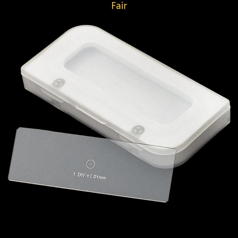 Fair Eyepiece Calibration Ruler Slides 0 01mm Microscope Micrometer ...