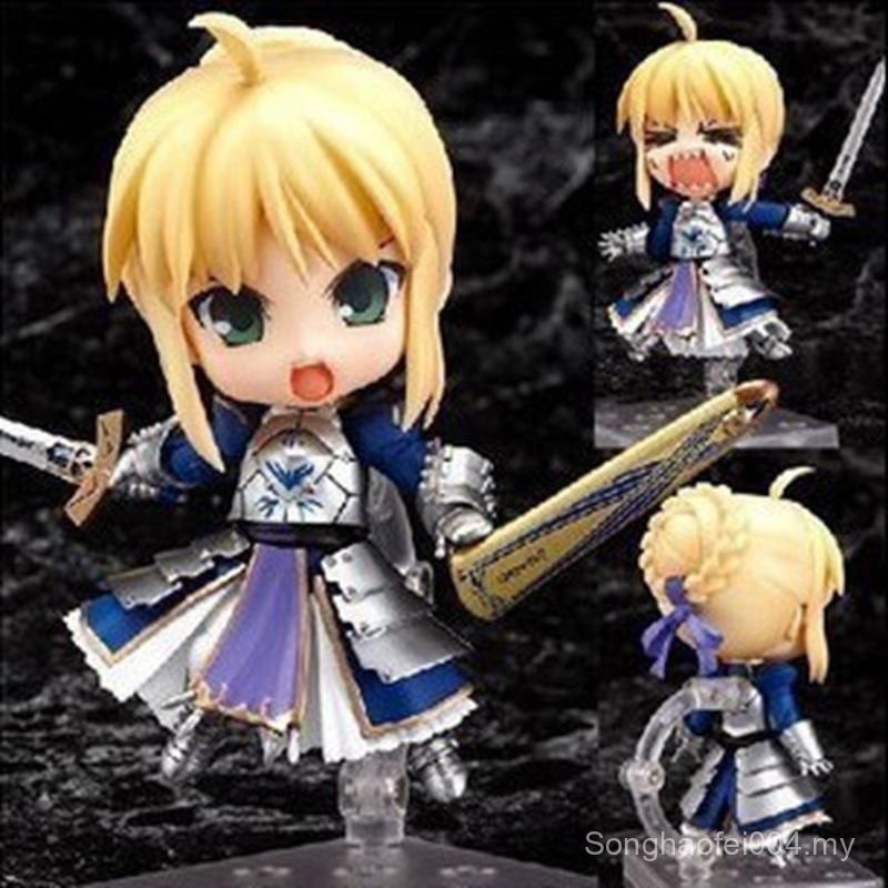 Fate FATE Night Change Face Q Version Nendoroid 121 #saber Armor Blue ...