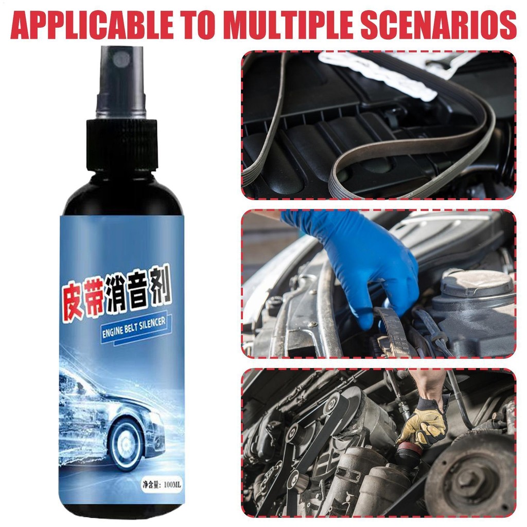 Belt Dressing Spray Fan Belt Silencer 100ml Car Noise Lubrication ...