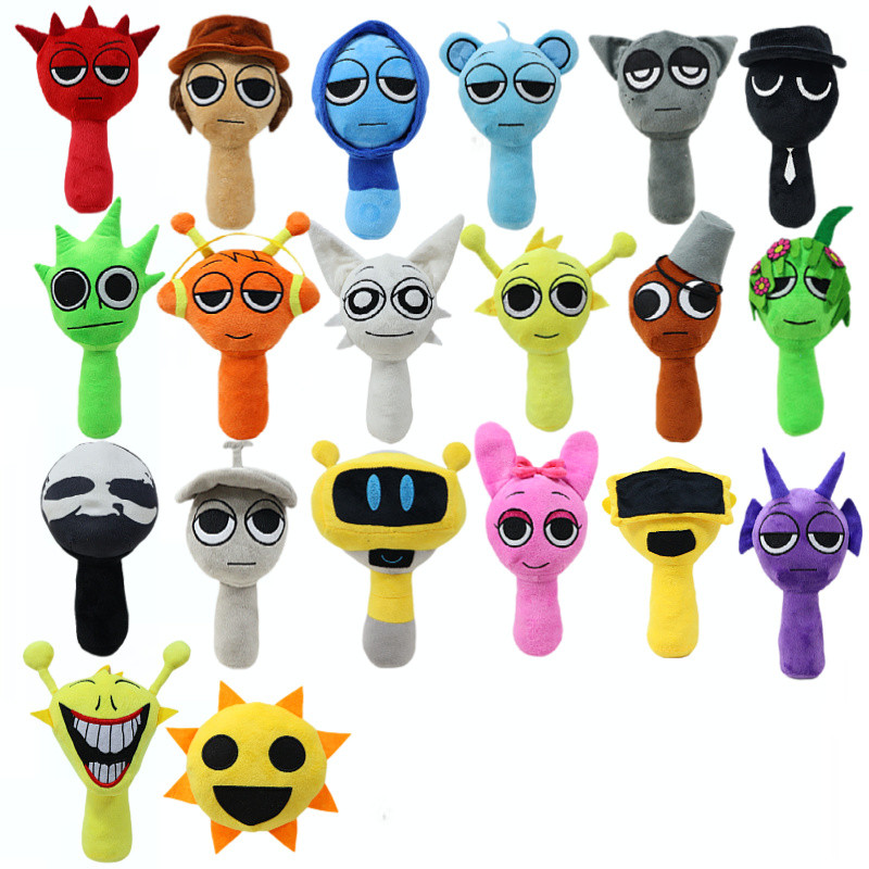 Rhythm Box Doll sprunki Wenda Plush Game Merchandise Plush Doll Doll ...