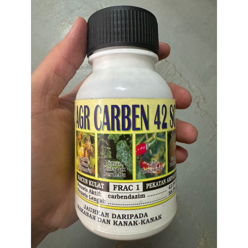 [ORIGINAL] 250ML AGR CARBEN 42SC Racun Kulat Carbendazim Hawar Kulapuk ...