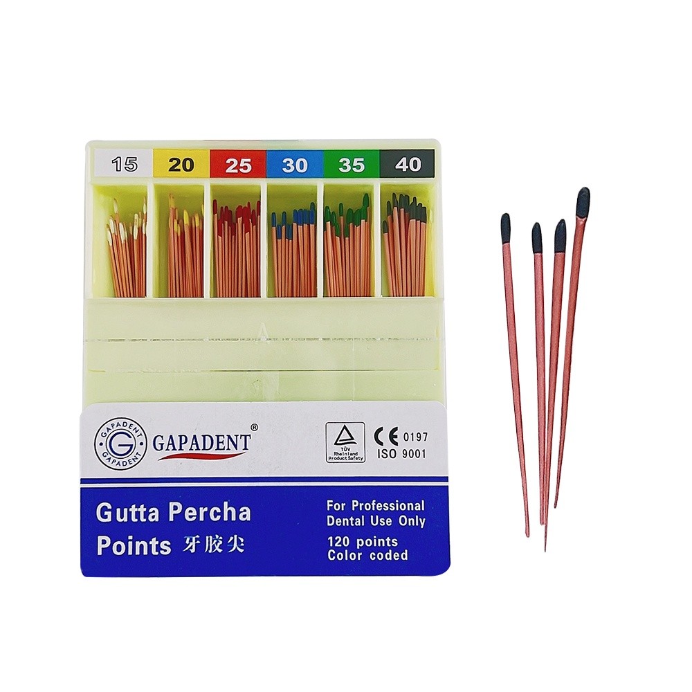 Dental Gutta Percha Points - Endodontic Root Canal Filling Material ...