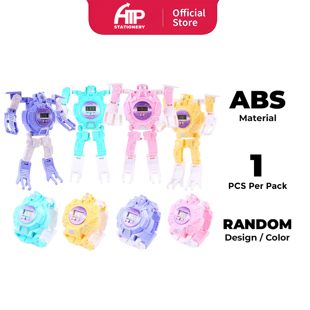 Cartoon Deformation Electronic Watch Robot Design Creative Digital ...