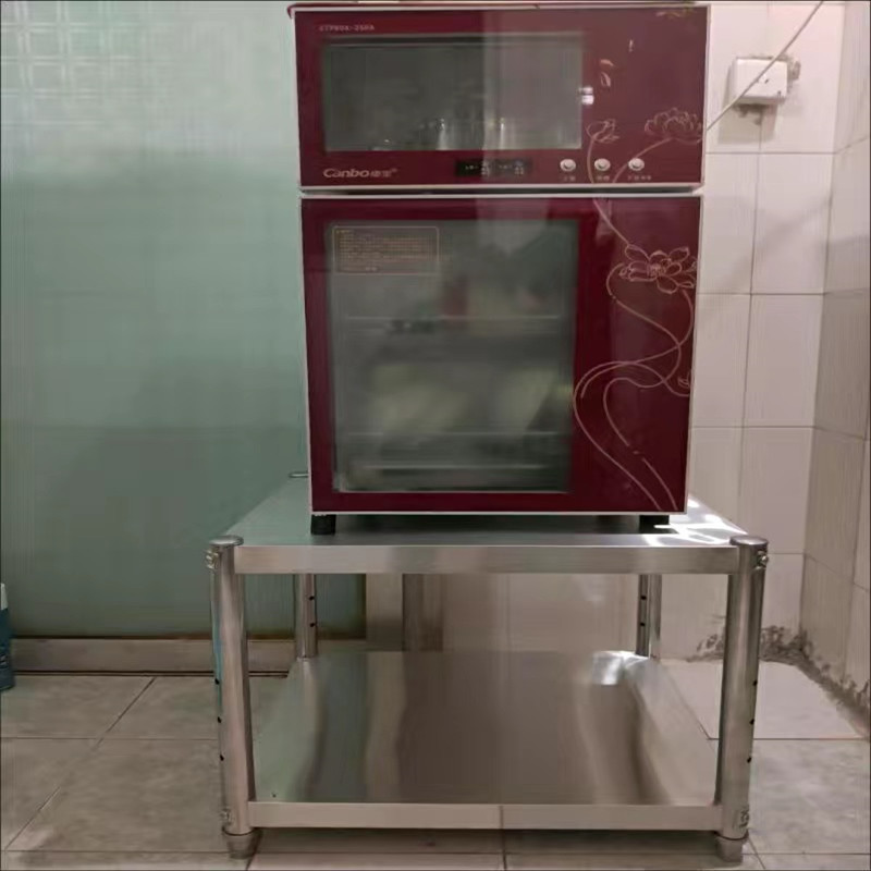 40 high two-tier kitchen shelf shelf floor type warming bucket shelf ...