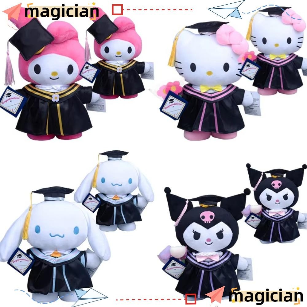 MAGIC Graduation Plush Doll, Hello Kitty 30cm Cartoon Anime Toy, Kawaii ...