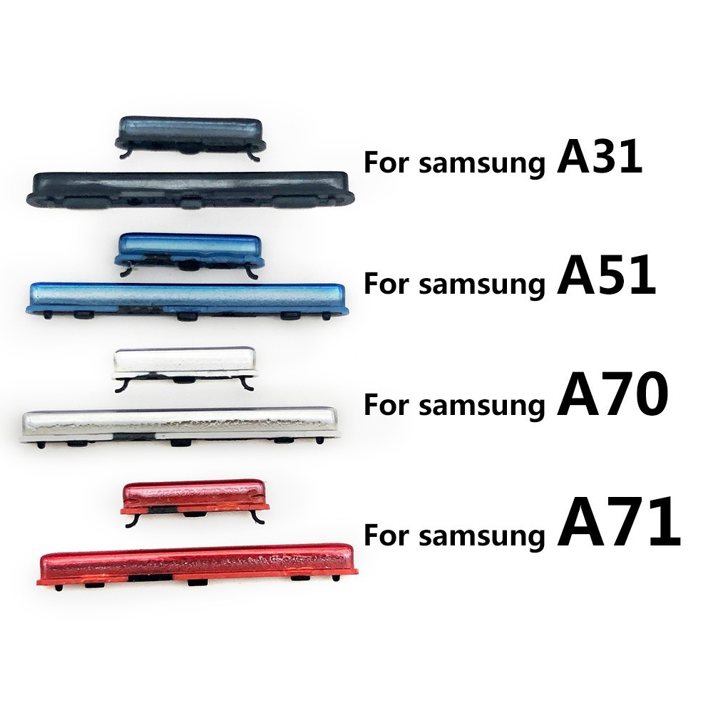 SIde Volume Button Power ON / OFF Buttton Key Set For Samsung A31 A51 ...