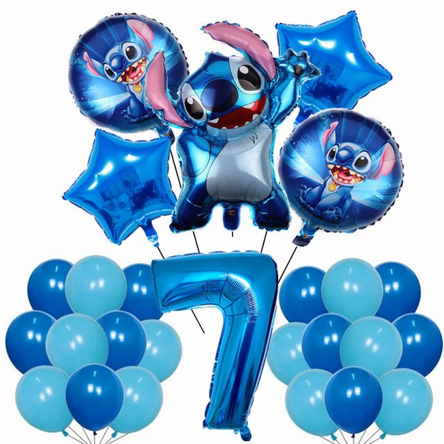 Stitch baby Balloon Cartoon Lilo Stitch Foil 1-9 th Ball Baby Shower ...