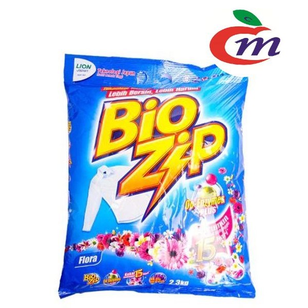 Bio Zip Detergent Powder Floral 2.3kg | Shopee Malaysia