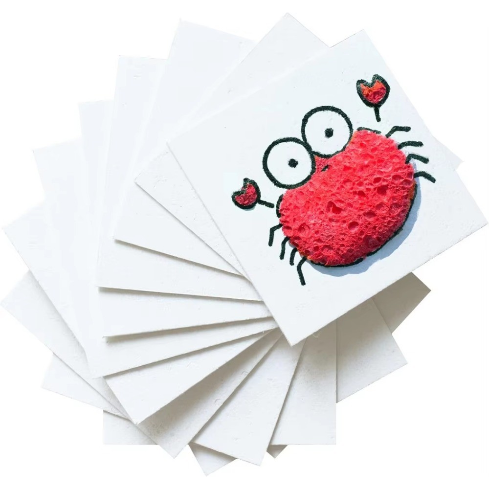 10 Sheet White Magic Foam Texture Paper Cellulose Cards DIY Art and ...