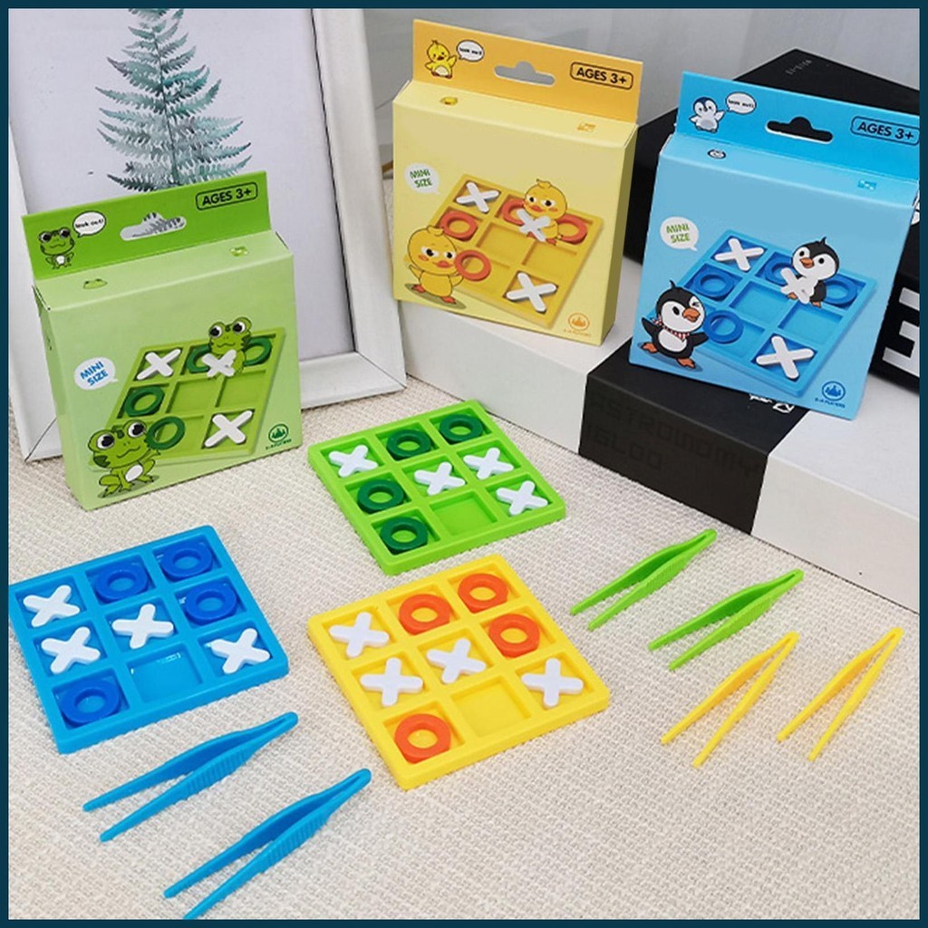 New Style Colorful Tic Tac Toe Board Game XO Table Toy Educational ...