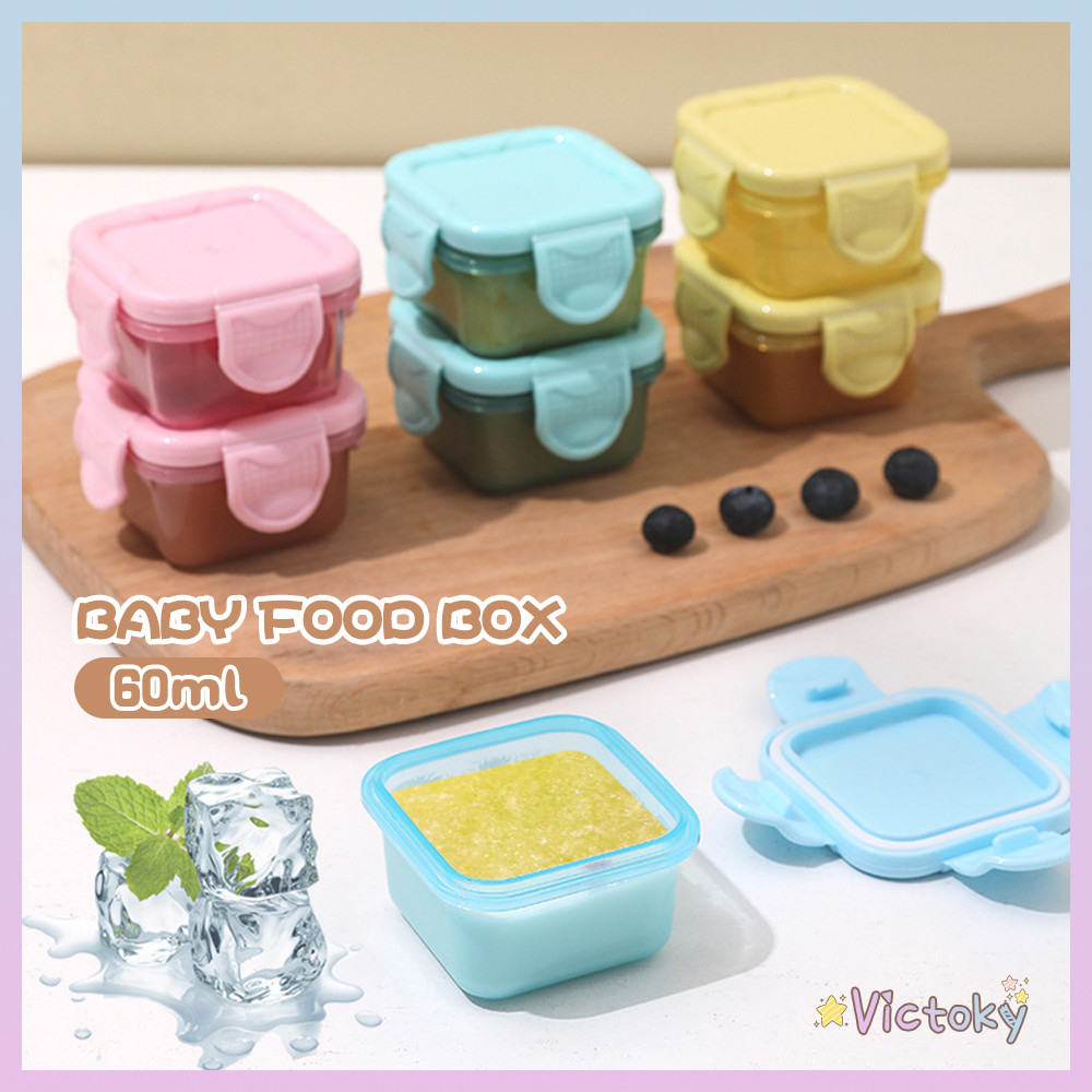 Victoky 60ML Baby Food Box Milk Powder Snack Storage Box Stackable ...