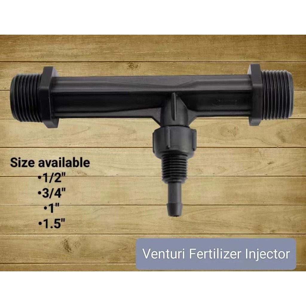Male Thread Venturi Fertilizer Irrigation Injector 1/2" 3/4" 1" 1.5" Agricultural Automatic Drip ...