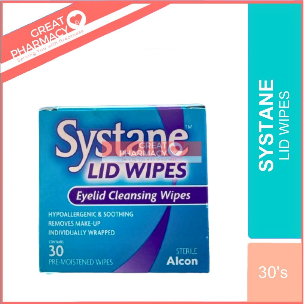 SYSTANE LID WIPES 30'S (Exp: 2026) | Shopee Malaysia