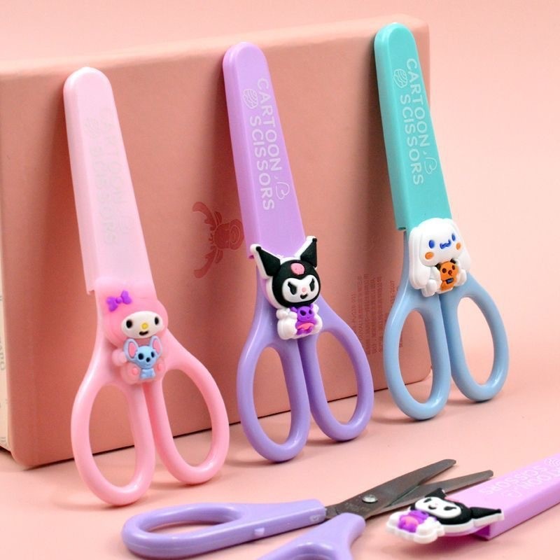 Sanrio Kuromi Cinnamoroll Melody Hand Made Scissors Kawaii Children ...