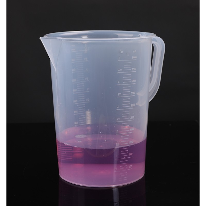 5,000ml Large Plastic Measuring Cup Acid Alkali Resistant Measuring ...