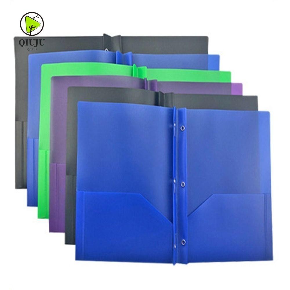 QIUJUU Pocket Folders, File Classify with Prongs A4 File Folder ... QIUJUU Pocket Folders, File Classify with Prongs A4 File Folder ...