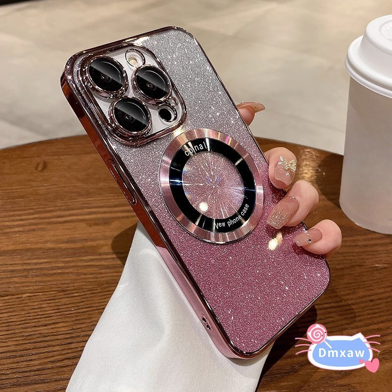 Glitter Magnetic Phone Case For Vivo Y28s X100 X90 X80 Pro Plus Pro+ ...