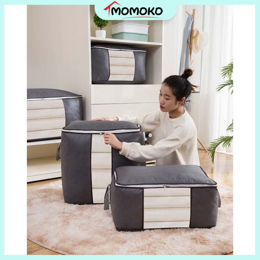 Home Organizer Large Size Storage Bag Storage Box For Blanket Pillow ...