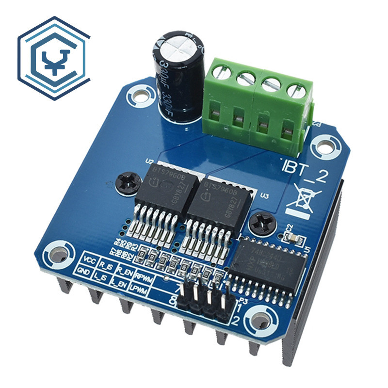 1PCS Double BTS7960 43A H-bridge High-power Motor Driver module for diy ...