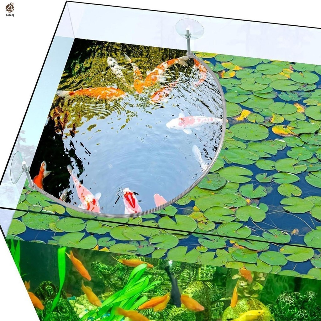 Aquarium Floating Plant Enclosure Improve Fish Tank Water Quality Fence ...