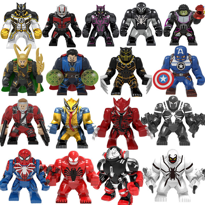 [Marvel⭐Superhero Series] Compatible with Lego Small Particles Children ...