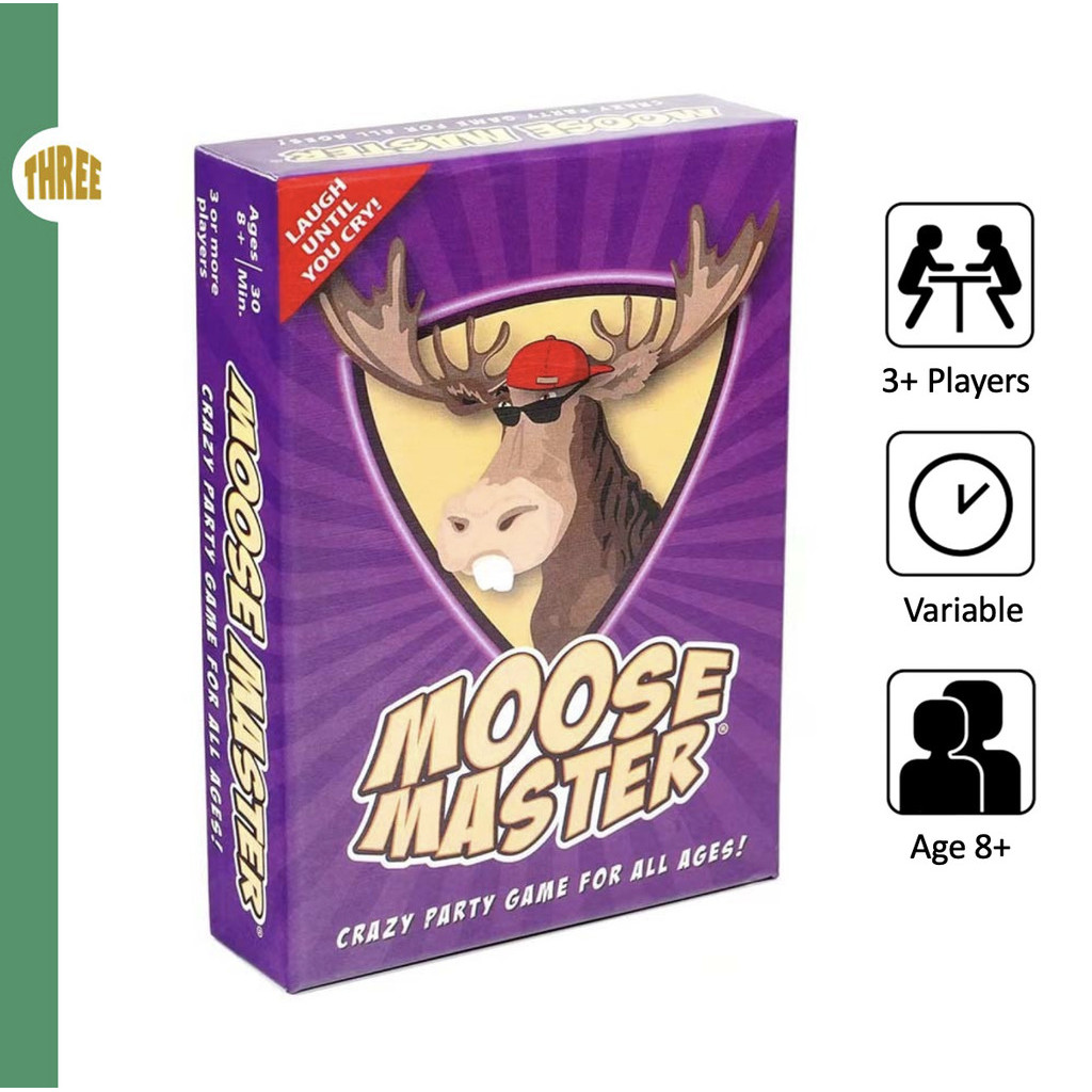 Moose Master Card Games - Laugh Until You Cry or Pee Your Pants Party Games Family Game | Shopee ...
